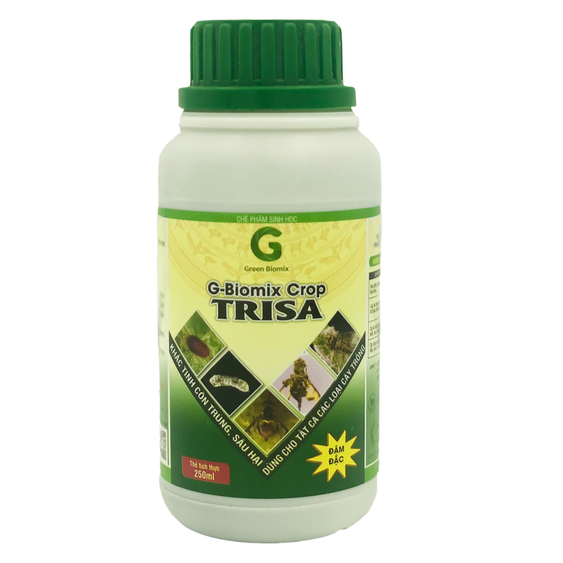 G-Biomix Crop TRISA (250ml) KHẮC TINH CÔN TRÙNG VÀ SÂU HẠI - GreenBiomix